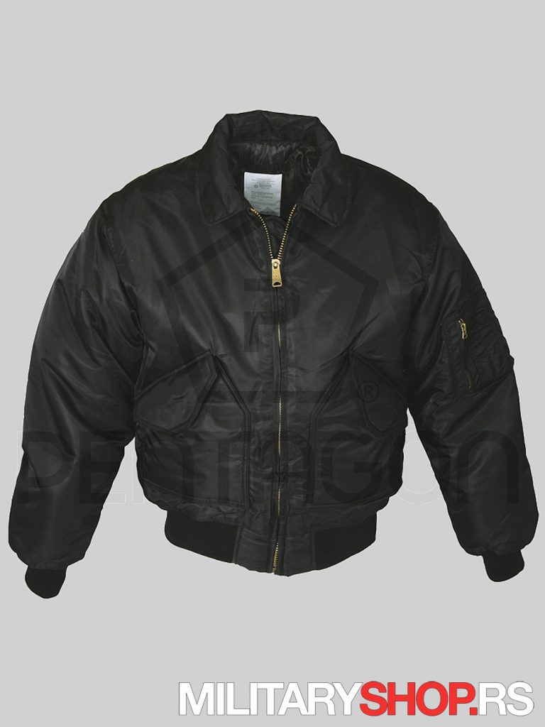 Pentagon Jakna Pilot CWU 45 Crna - Military Shop