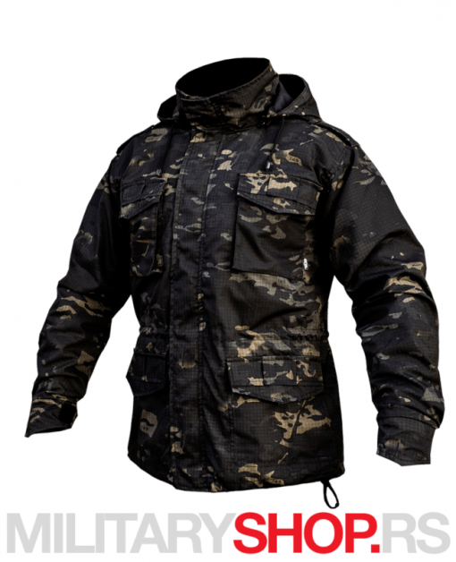 Armoline maskirna M65 jakna Black Multicam Military shop